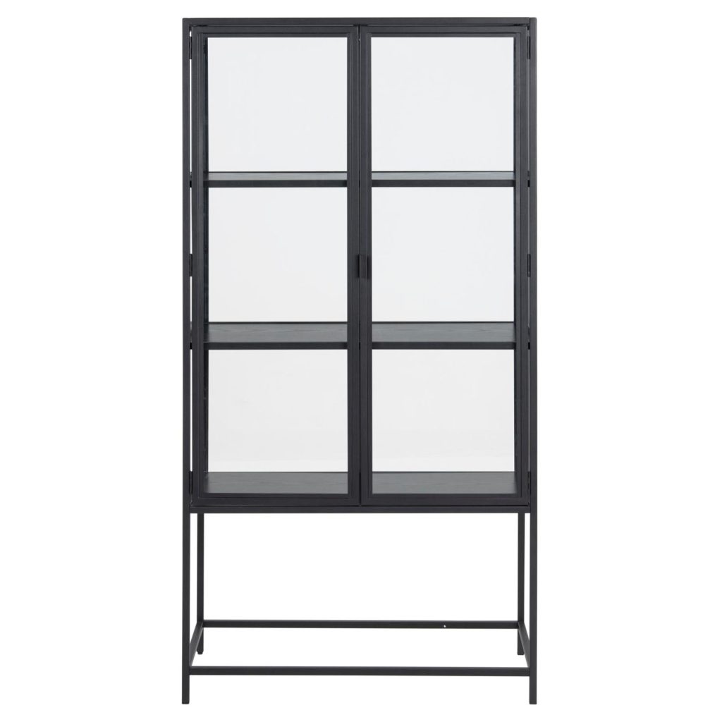 Sort Vitrineskab - Sort Vitrineskab